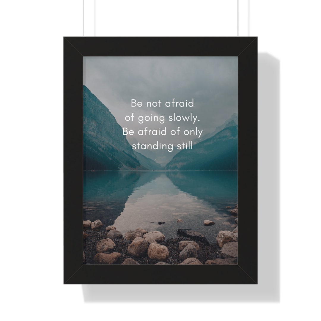 Motivational Framed Poster, Inspiration Modern Art Home Decor ...