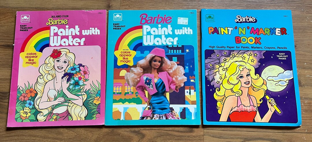 Vintage Barbie Golden Coloring Book, Lot of 3 - Etsy