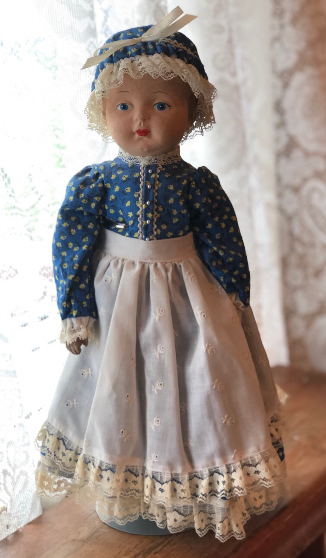 Antique Composite Doll Prairie Girl Doll - Etsy
