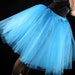 Custom Colors TUTU Tulle Skirt Streamer Knee Length Costume Fairy Dance ...