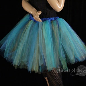 Mermaid Tulle Tutu Skirt Adult Streamer Fairy Pixie Run Race Tutu ...