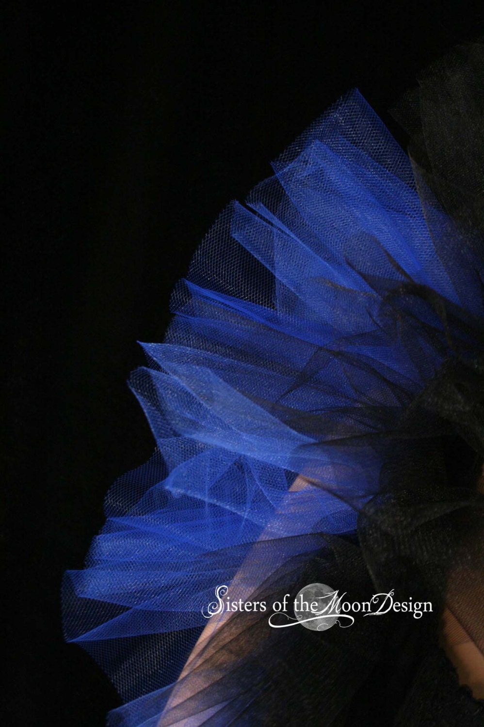 Tulle Boa Tie on Shoulder Shrug Wrap Stole Royal Blue Black - Etsy