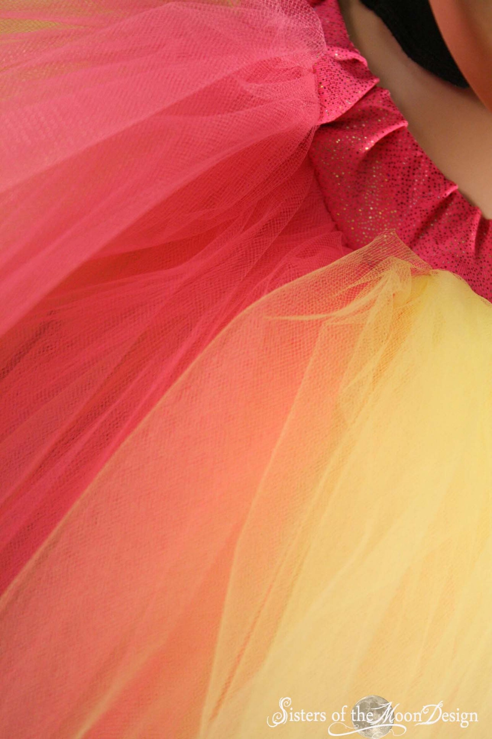 Yellow Pink Adult Tutu Skirt Striped Three Layer Poofy Tutu - Etsy
