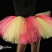 Yellow Pink Adult Tutu Skirt Striped Three Layer Poofy Tutu - Etsy
