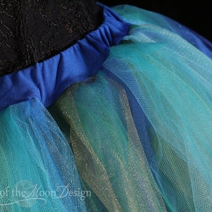 Custom Colors TUTU Tulle Skirt Streamer Tea Length Costume Fairy Dance ...