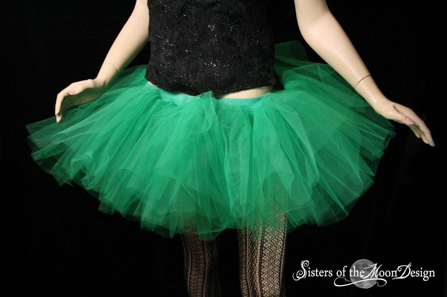 Green Adult Tutu Skirt Short Two Layer Petticoat Size XS | Etsy