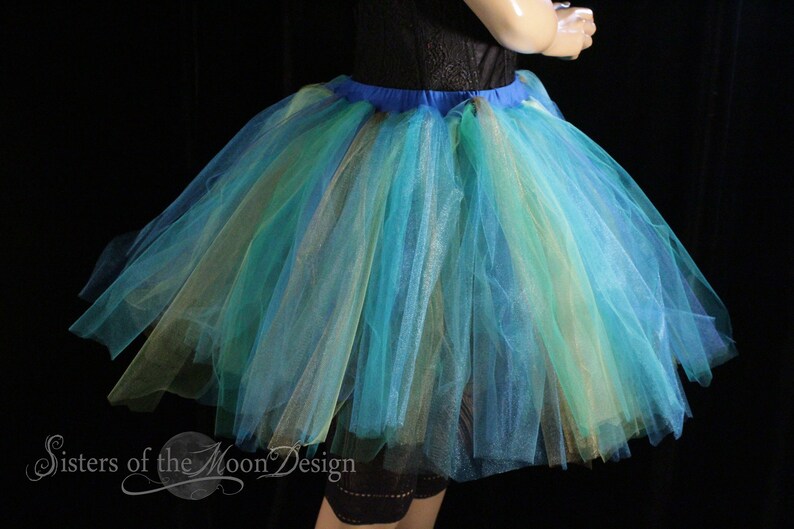 Mermaid Tulle Tutu Skirt Adult Streamer Fairy Pixie Run Race - Etsy