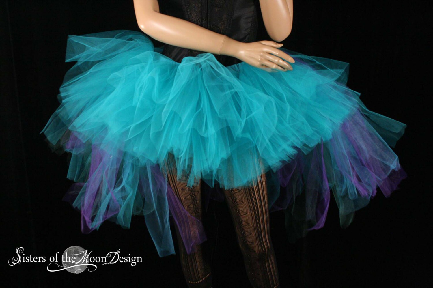 Peacock Adult Tutu Tulle Skirt High Low Streamer Bustle Sizes - Etsy