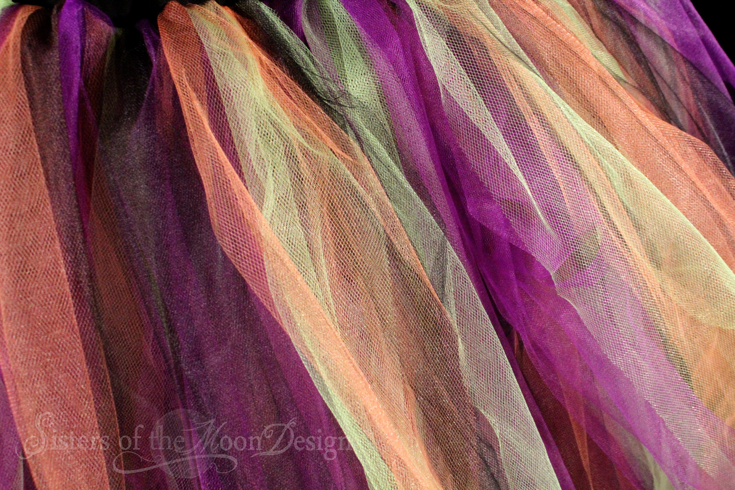 Witch Adult Tutu Tulle Skirt Streamer Midi Knee Length Purple | Etsy