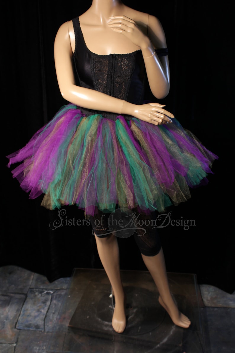 Mardi Gras Adult Tutu Tulle Skirt Purple Green Gold Streamer - Etsy