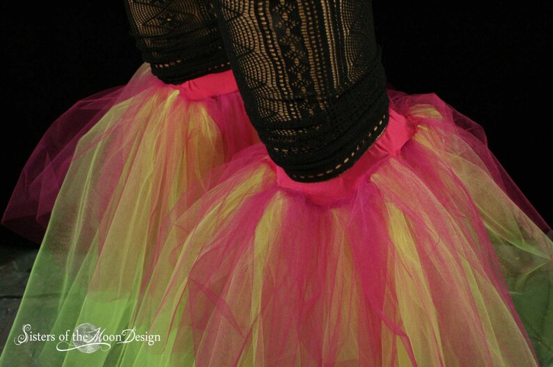 Raver Set Adult Tutu Skirt and Boot Covers UV Reactive Dance - Etsy