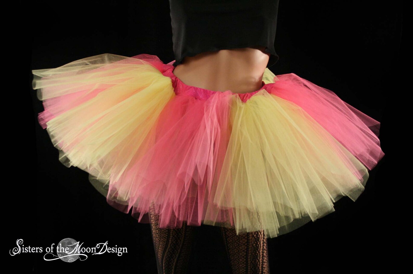 Yellow Pink Adult Tutu Skirt Striped Three Layer Poofy Tutu - Etsy