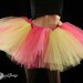 Yellow Pink Adult Tutu Skirt Striped Three Layer Poofy Tutu - Etsy