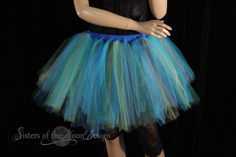 Mermaid Tulle Tutu Skirt Adult Streamer Fairy Pixie Run Race - Etsy