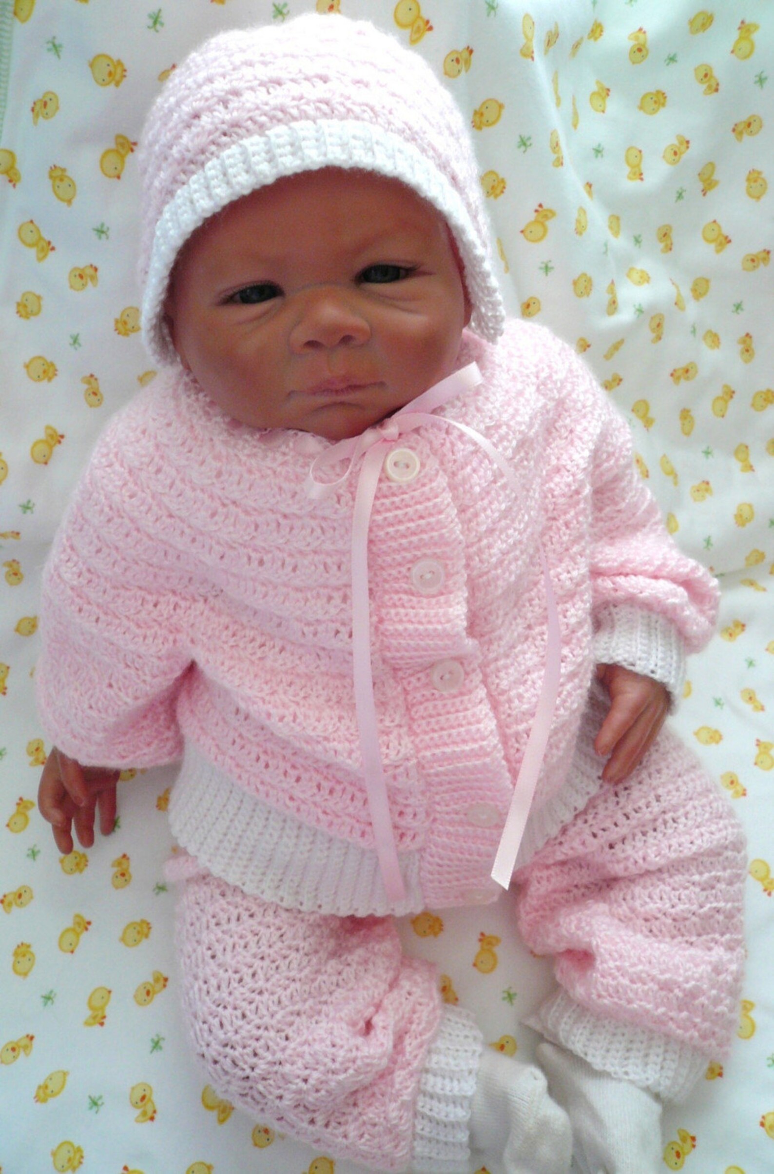 Cheri Crochet Original Baby Pattern-newborn to 3 Months Sweater ...