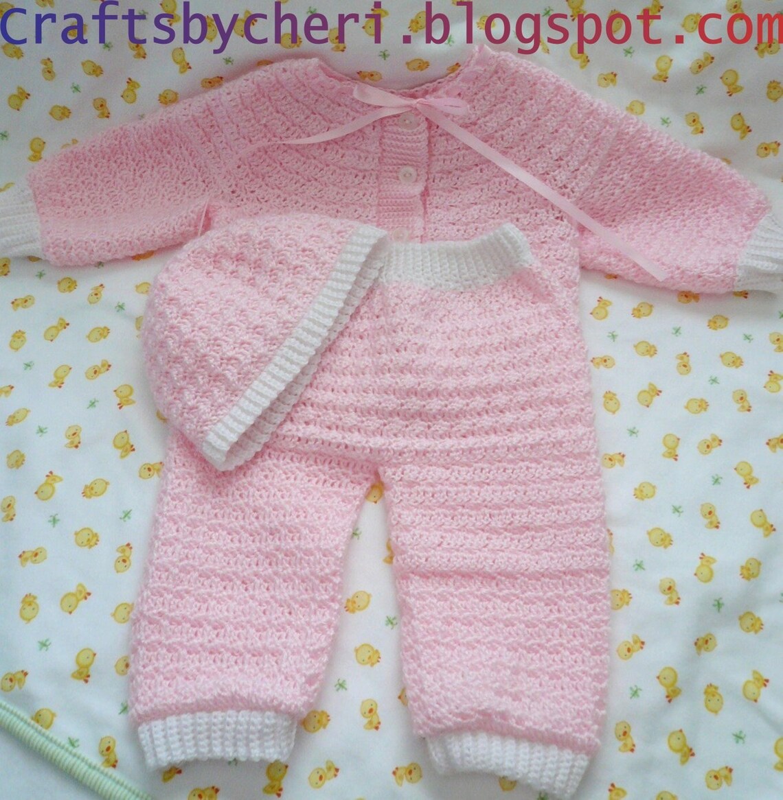 Cheri Crochet Original Baby Pattern-newborn to 3 Months Sweater ...