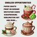 Winter Hot Cocoa Watercolor Clipart Set | Commercial Use | 25 Festive ...
