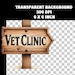 Veterinary Watercolor Clipart Set, 20 Pngs, Pet Clinic Elements, 300 ...