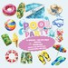 Watercolor Pool Party Clipart: Summer Graphics (digital Download) - Etsy