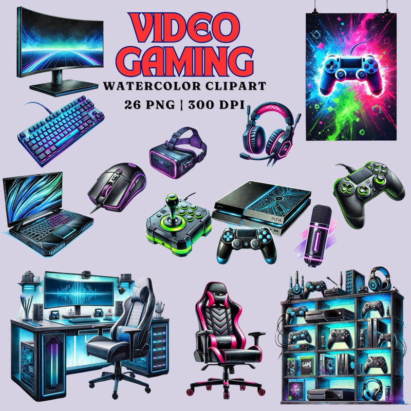 Gaming Console Set Up - Etsy