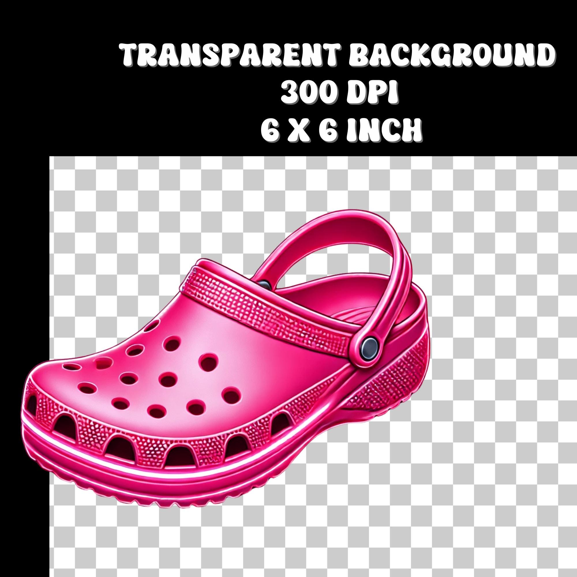 Colorful Crocs Clipart Set – 20 PNG Shoe Graphics |digital Download for ...