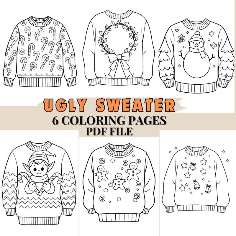 Ugly Coloring Book - Etsy