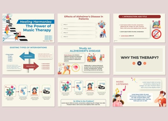 Thesis Presentation Slide Deck | Canva Design Presentation Template for ...