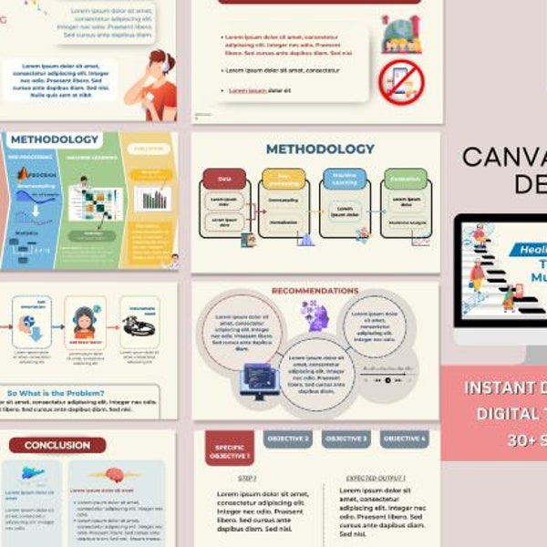 Thesis Defense Presentation Template - Etsy