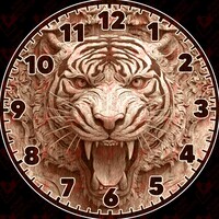 Lion Family Clock - Etsy
