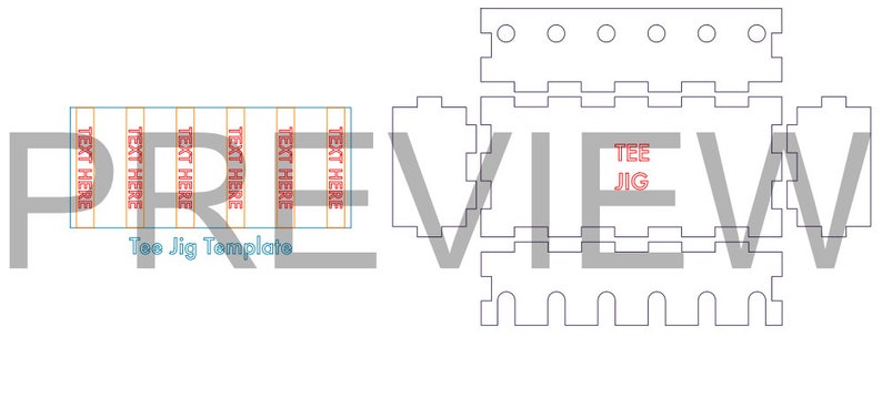 Golf Tee Jig and Template - Laser File - Etsy