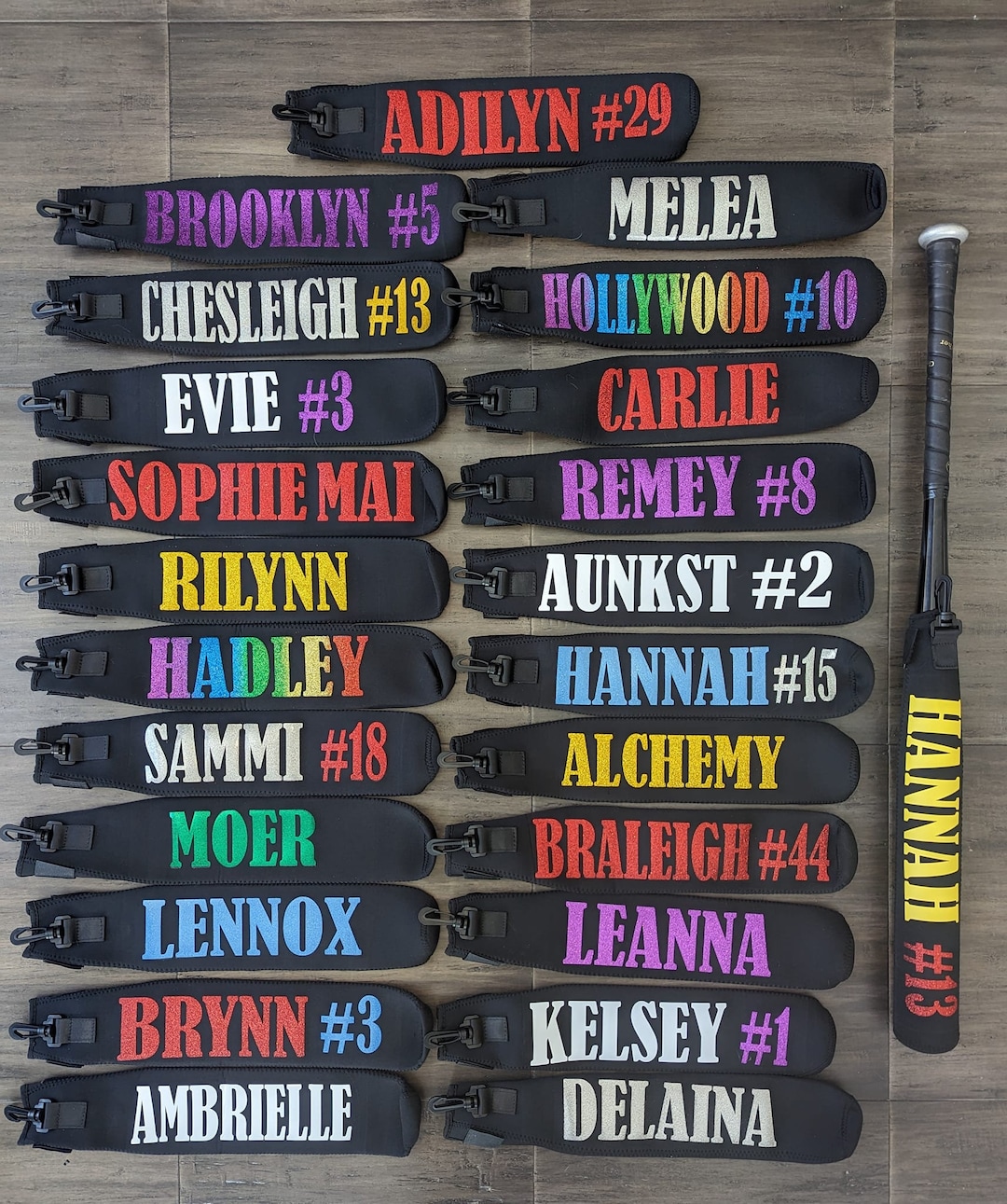 CUSTOM Baseball / Softball Glitter BAT COVERS - Etsy