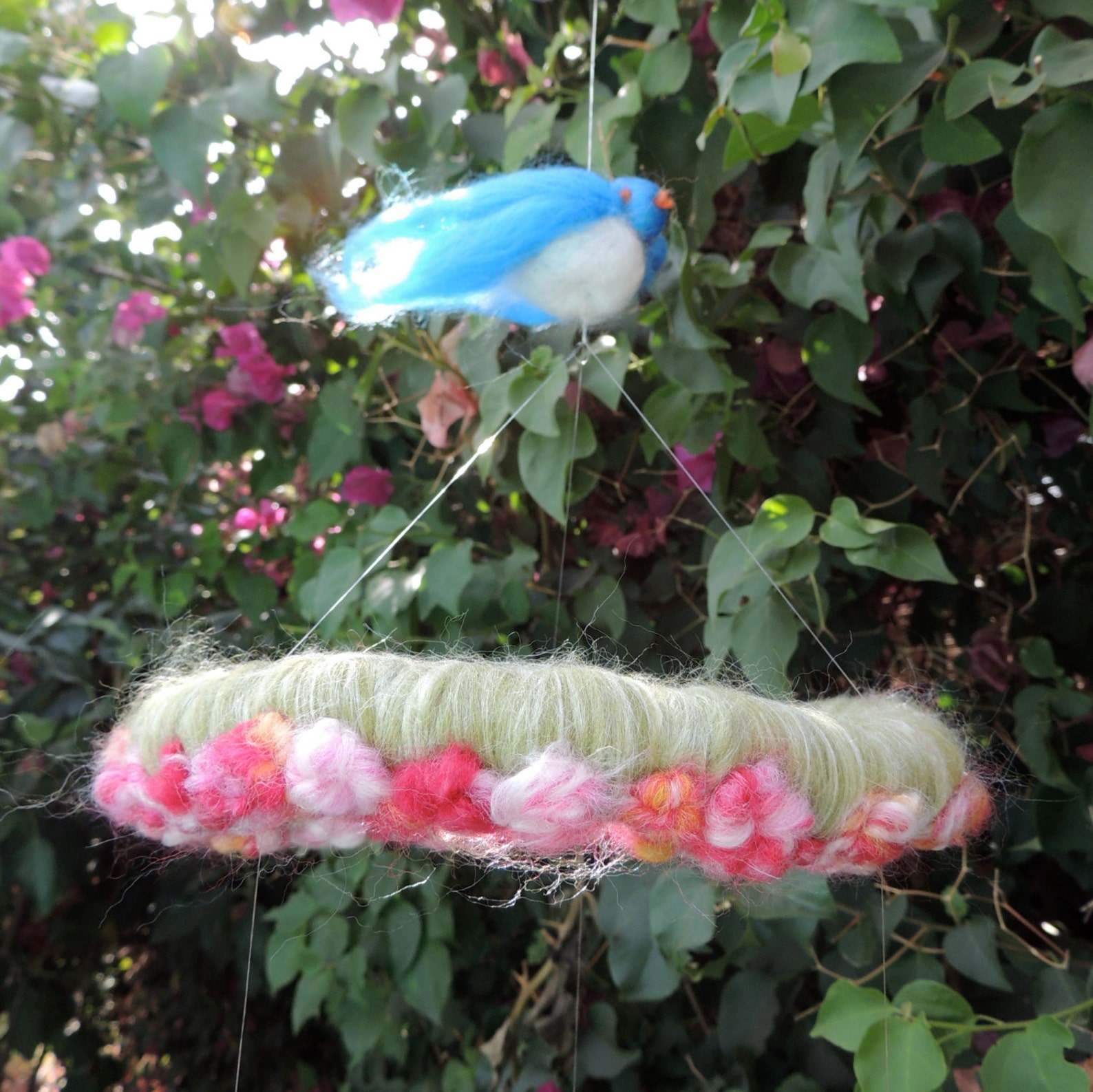 Sweet Fairy Mobile Needle Felted Wool waldorf - Etsy