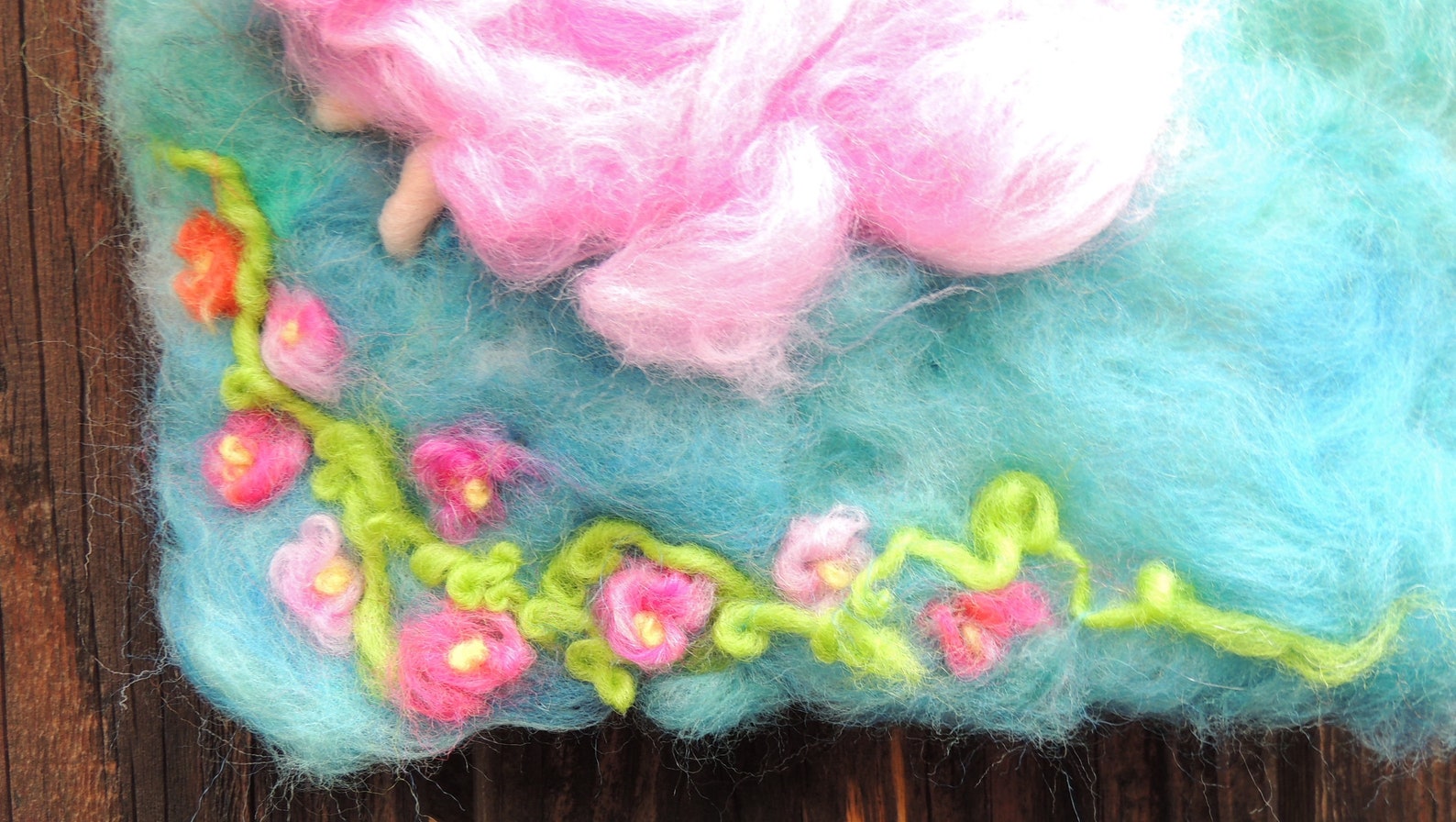 Needle Felted Sculptural Wool Painting/ Wall Hanging Was 315 Dollars ...