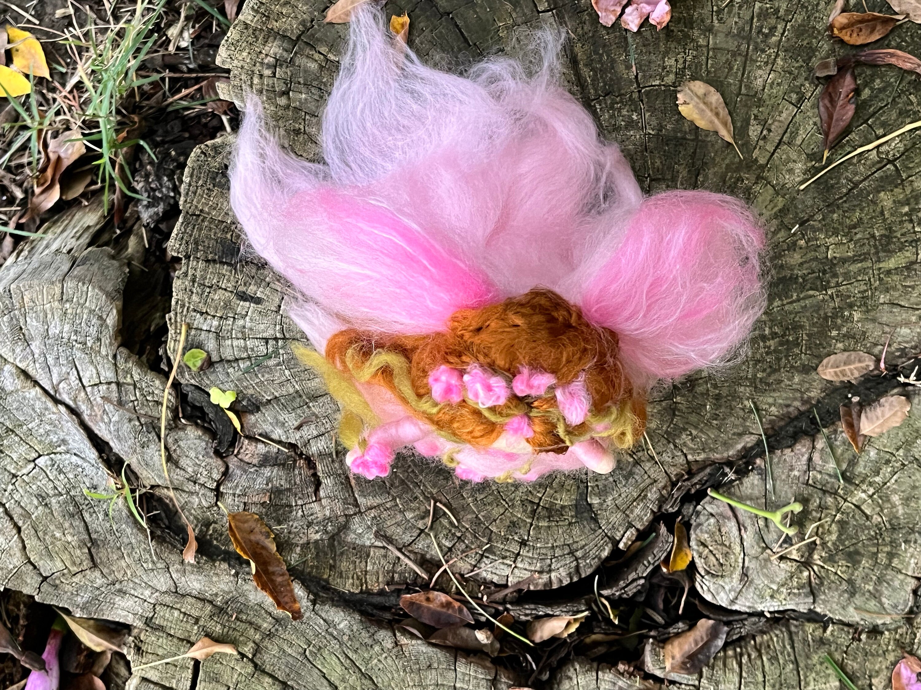 The Princess of the Pink Fairies - Waldorf Inspired Wool Needle Felted ...