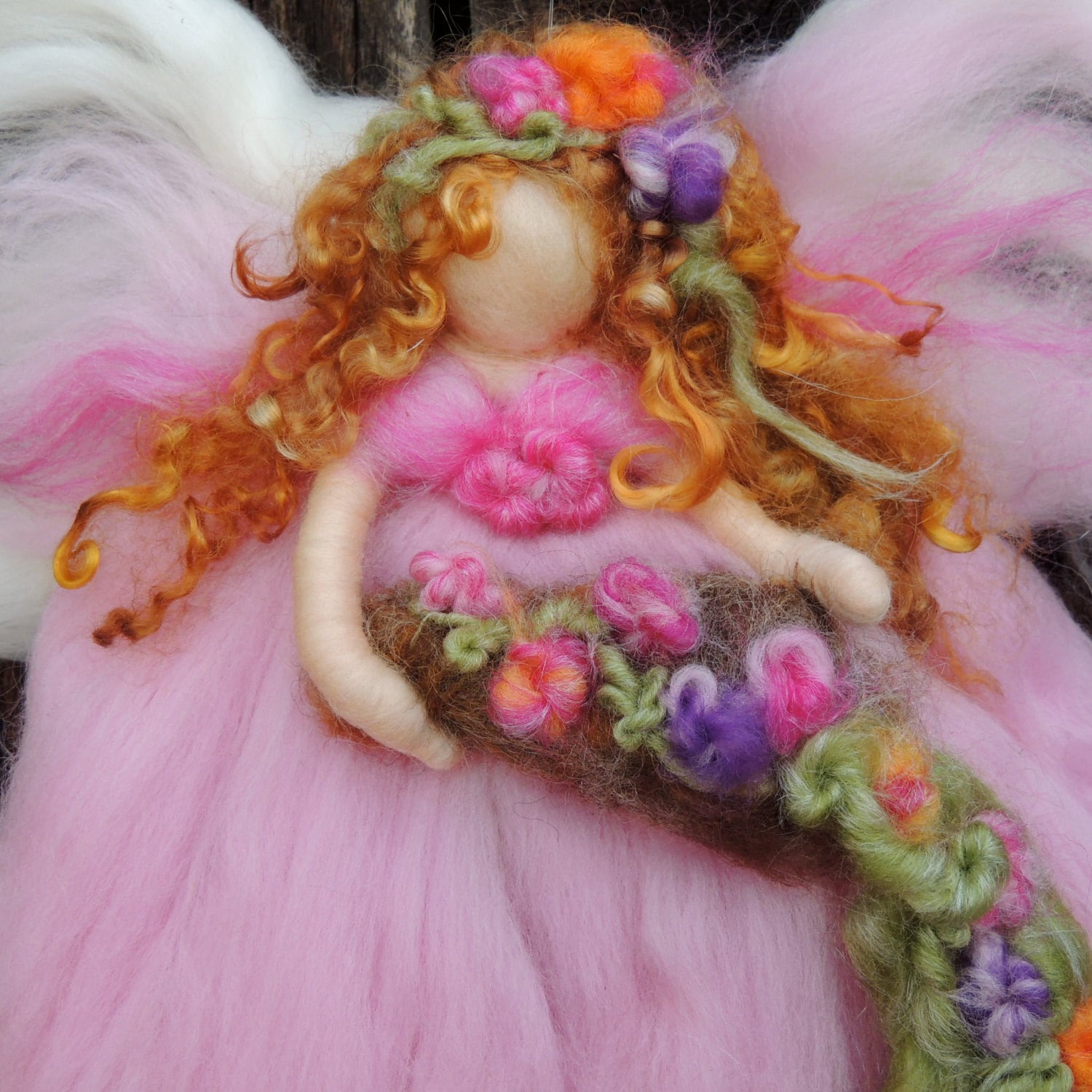 Spring Summer Colors Garden Blessing Fairy Flowers Needle - Etsy