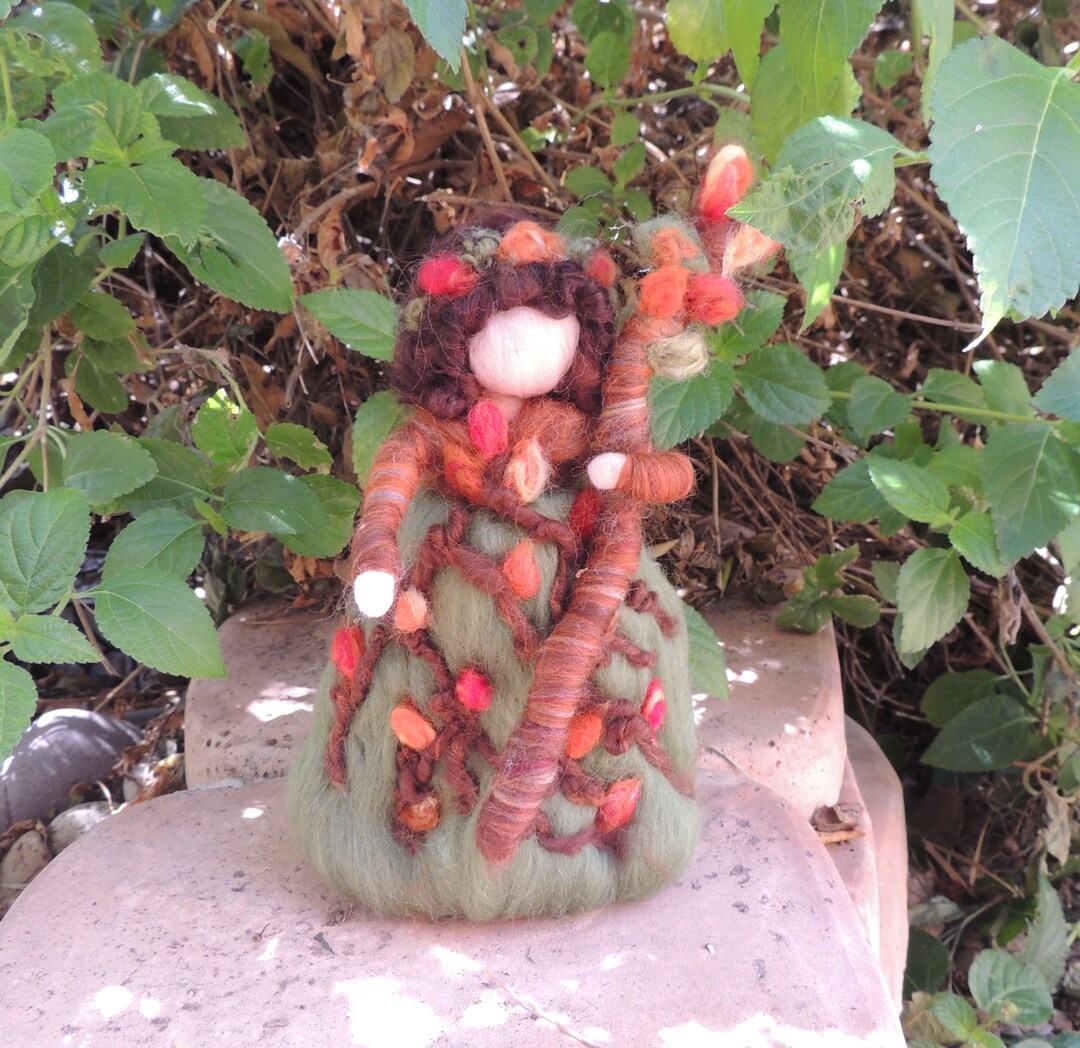 Forest Autumn Maiden With Colorful Leaves and Her Staff - Waldorf ...