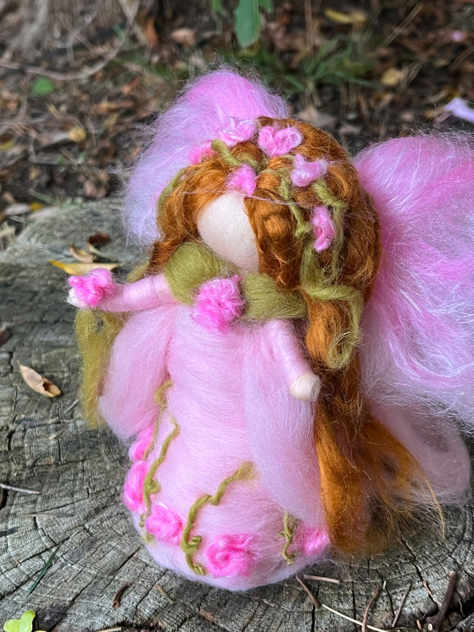 The Princess of the Pink Fairies - Waldorf Inspired Wool Needle Felted ...