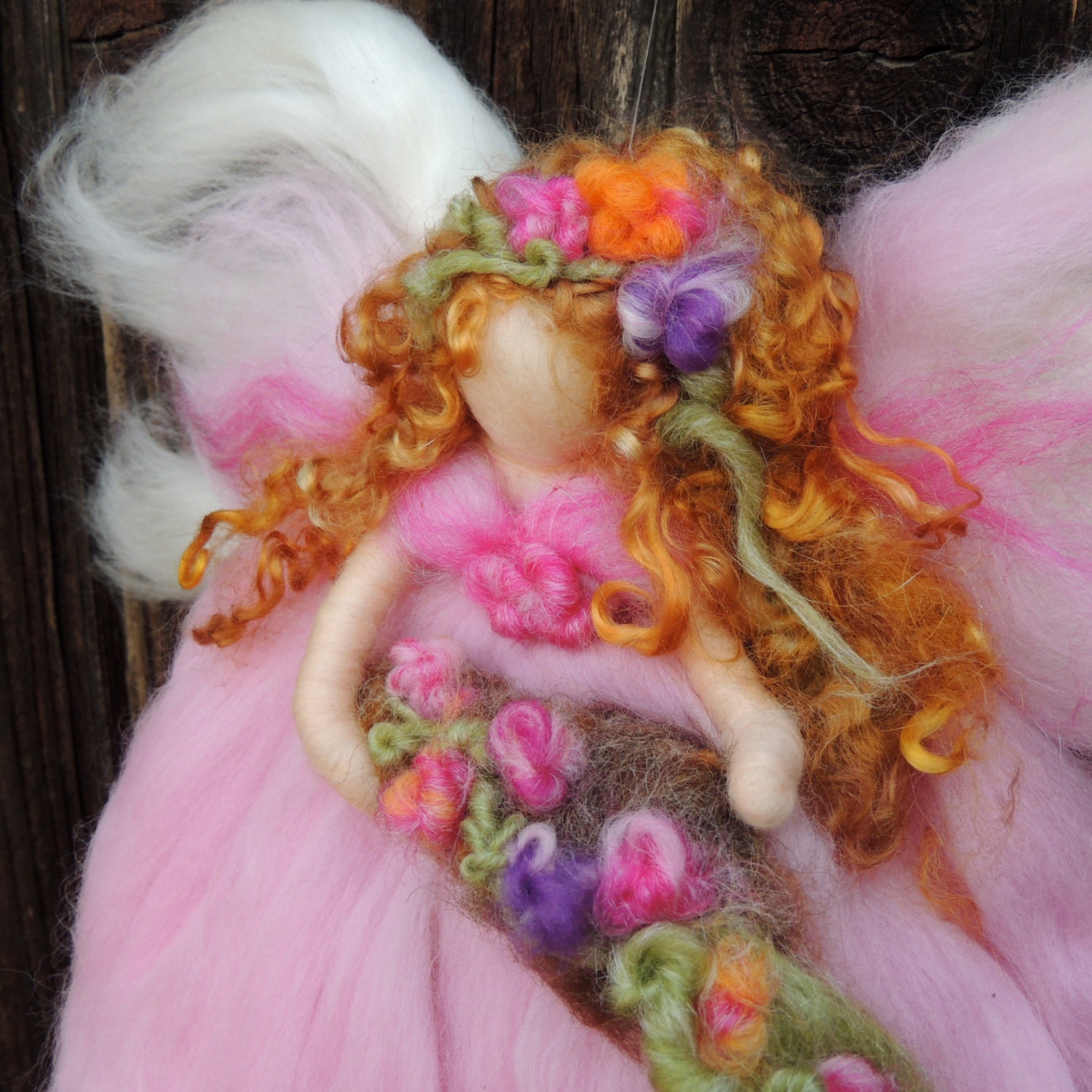Spring Summer Colors Garden Blessing Fairy Flowers Needle - Etsy