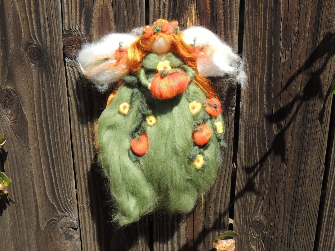 Wool Doll - Pumpkin Fairy - Waldorf Inspired Needle Felted Autumn by ...
