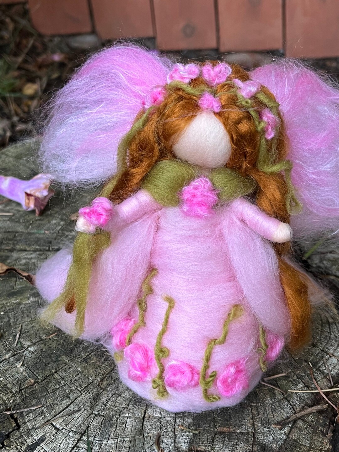 The Princess of the Pink Fairies - Waldorf Inspired Wool Needle Felted ...