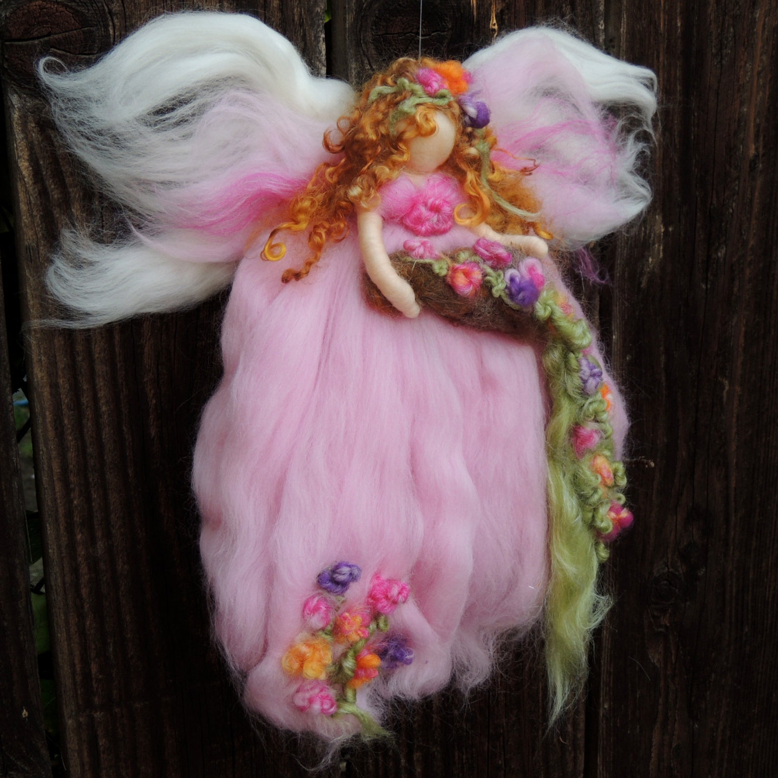 Spring Summer Colors Garden Blessing Fairy Flowers Needle - Etsy