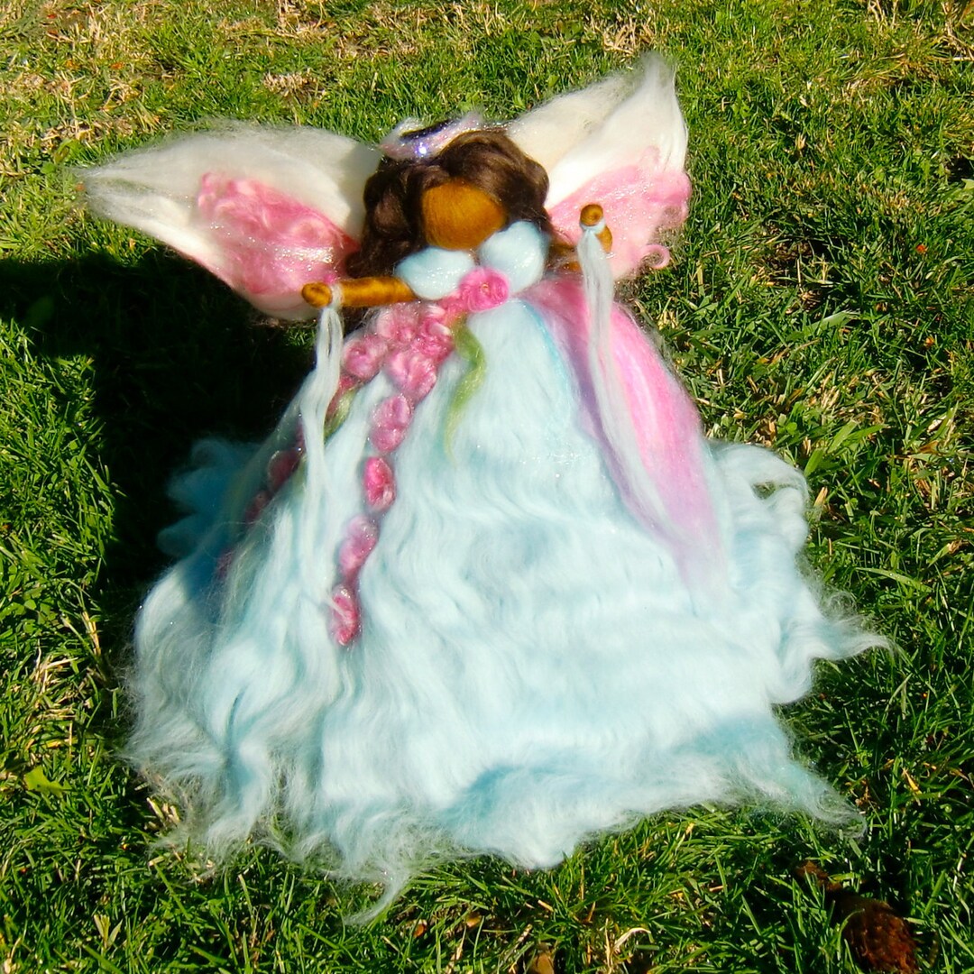 Baby Blue Garden Ethereal Winter Angel Tree Topper by Rebecca Varon ...