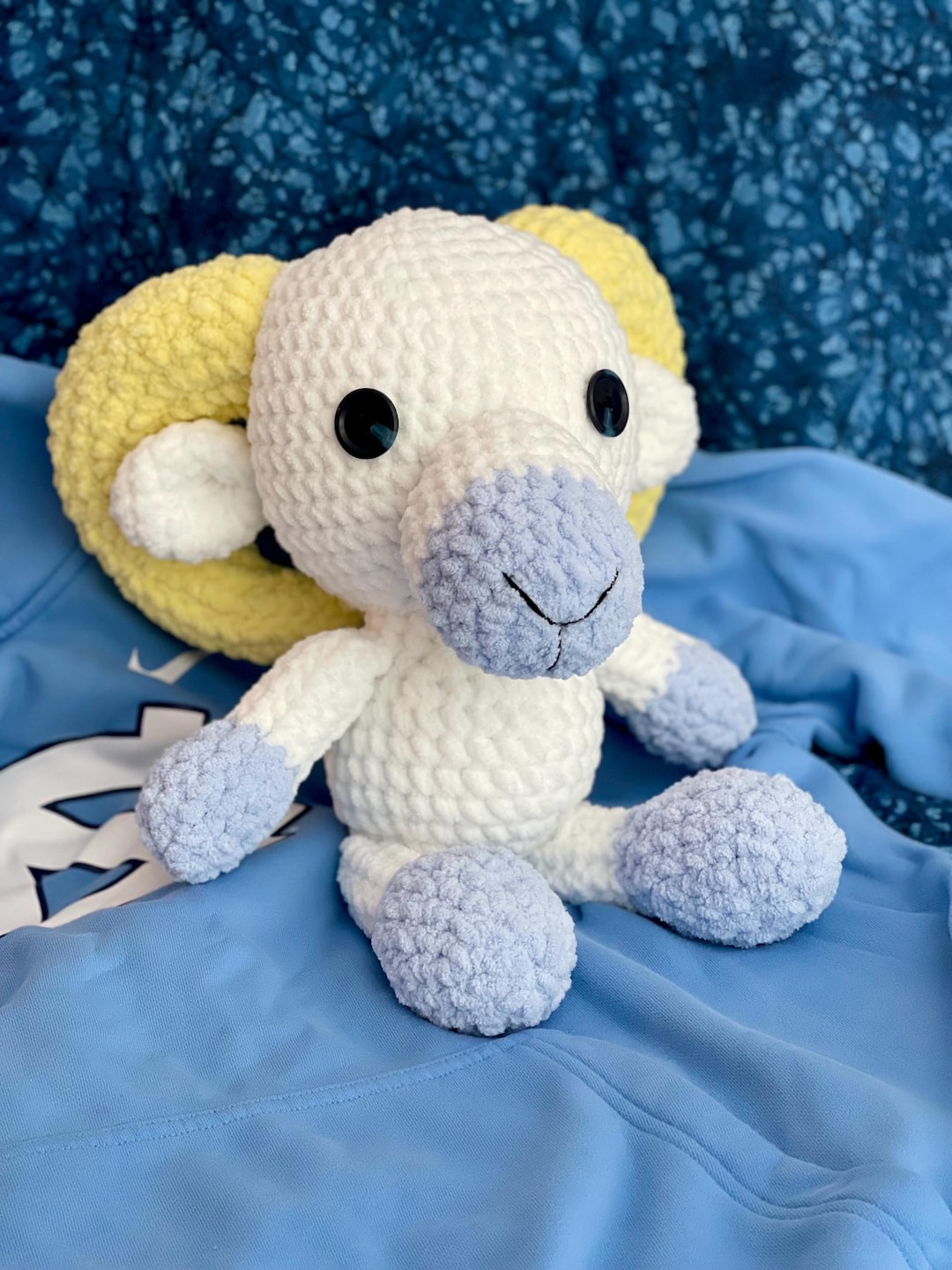 UNC Crochet Rameses/rj Stuffed Animal - Etsy