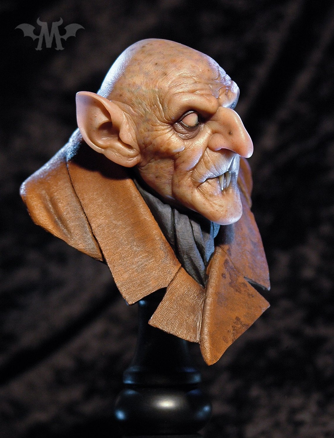 Andy Bergholtz Orlok Nosferatu Fully Painted and Finished Resin Bust - Etsy
