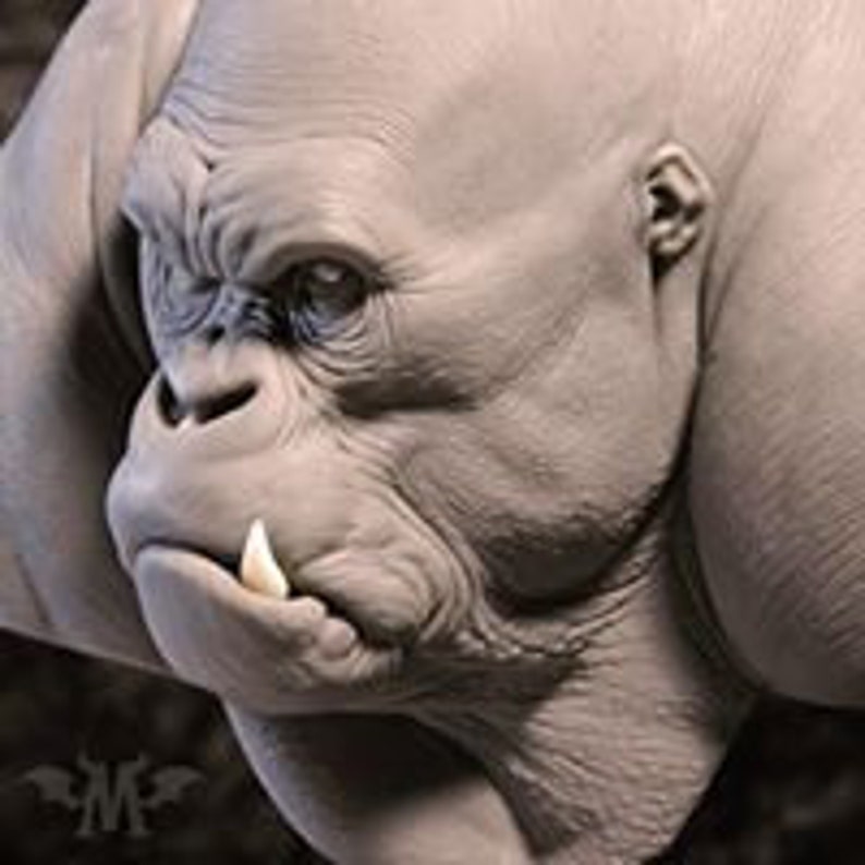 Andy Bergholtz Silverback Gorilla Ape Translucent Resin Bust - Etsy
