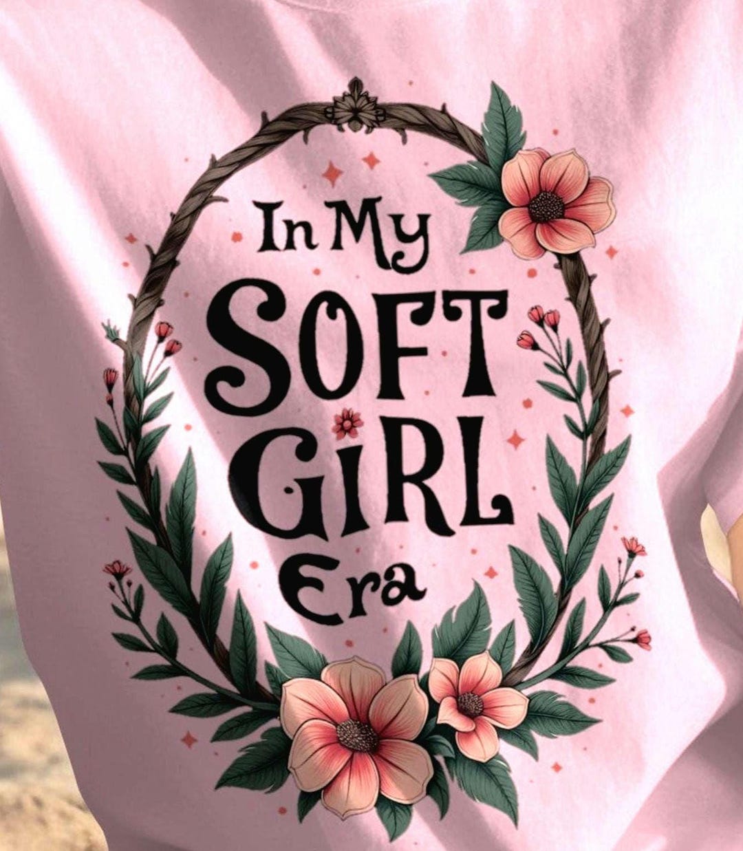 Soft Girl Era Sweatshirt in My Soft Girl Era Shirt Women Soft Life Era ...