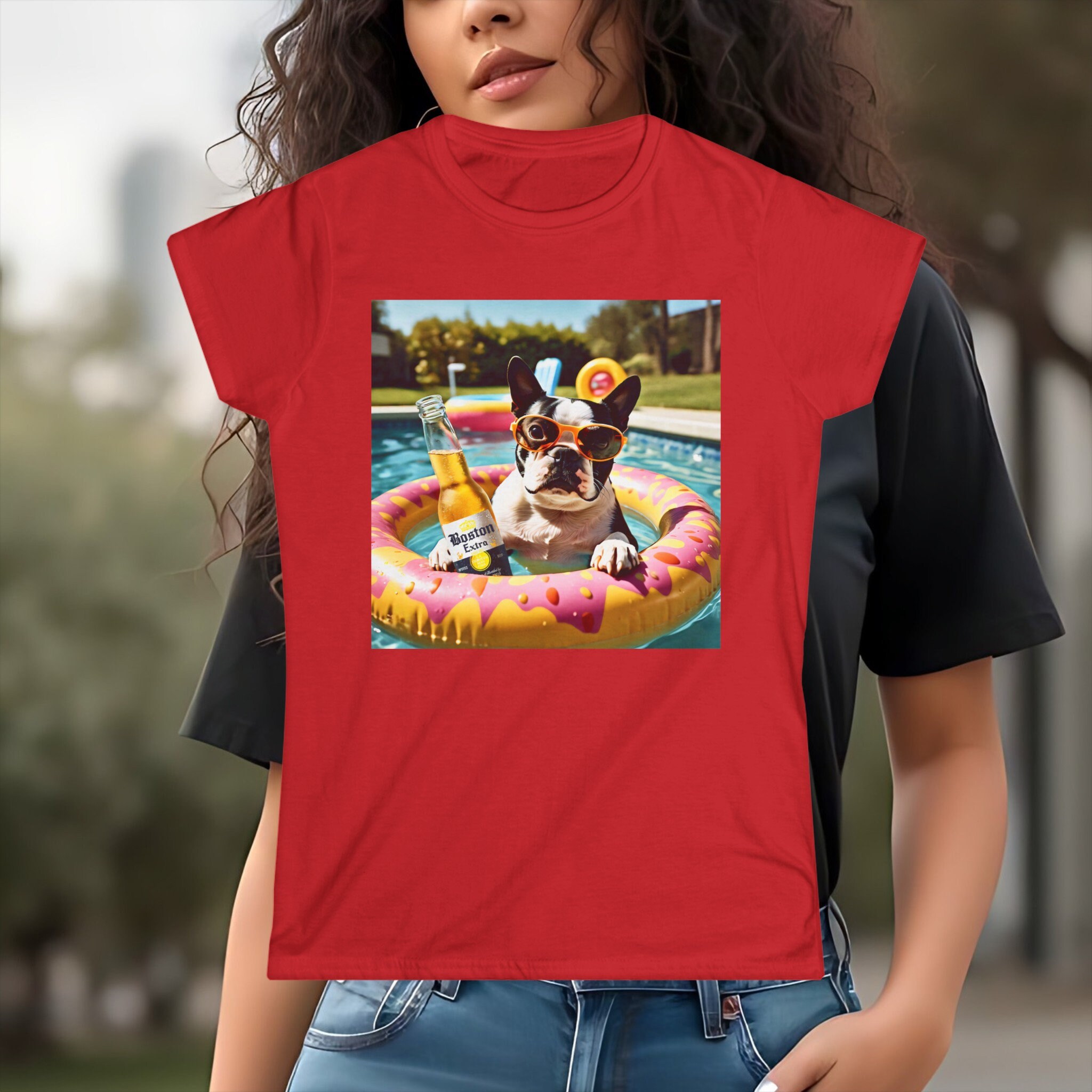 Boston Terrier Pool Float With Corona Summer Fun for Dog Loversboston ...