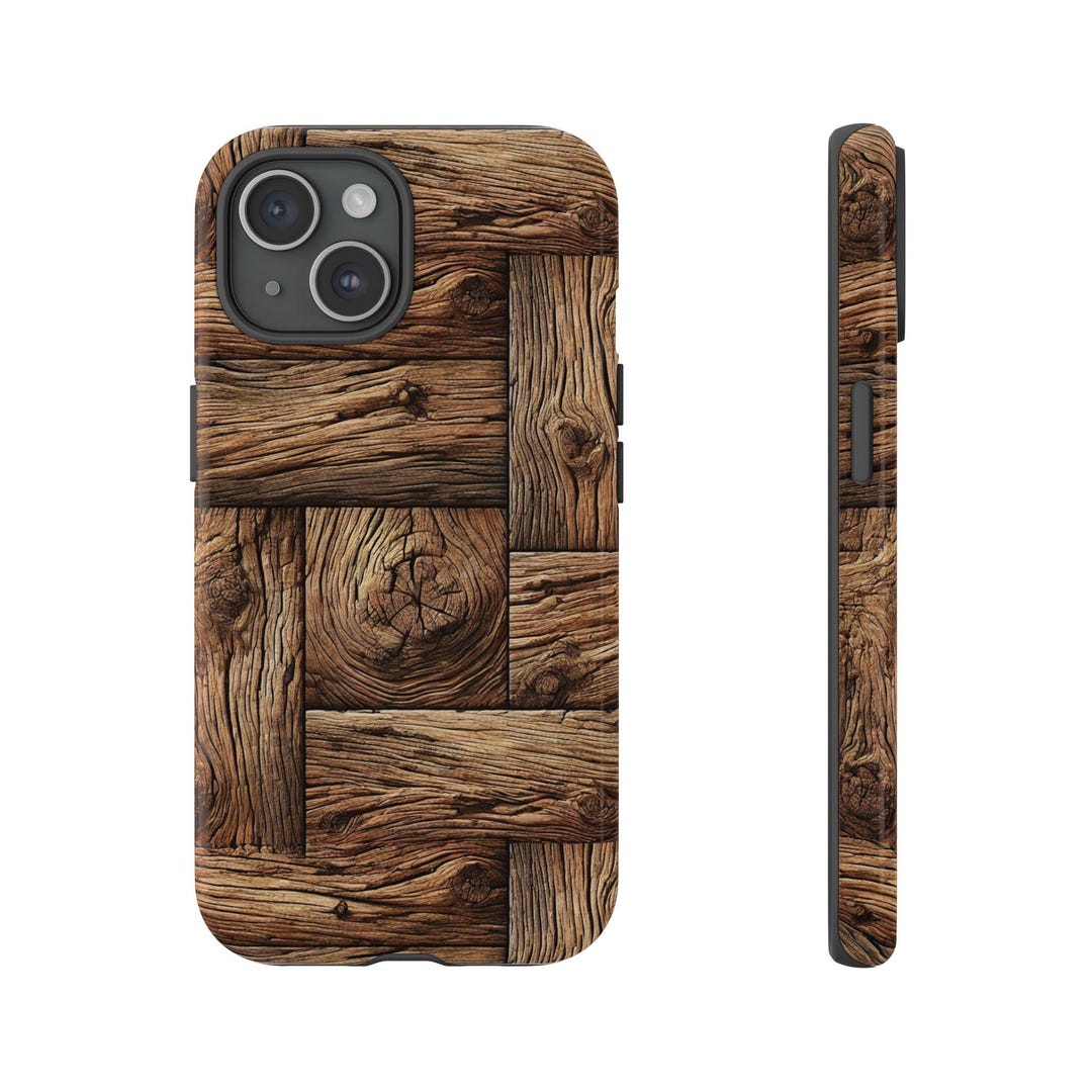 Rustic Walnut Wood Texture Phone Case: Natural Wood Design - Etsy