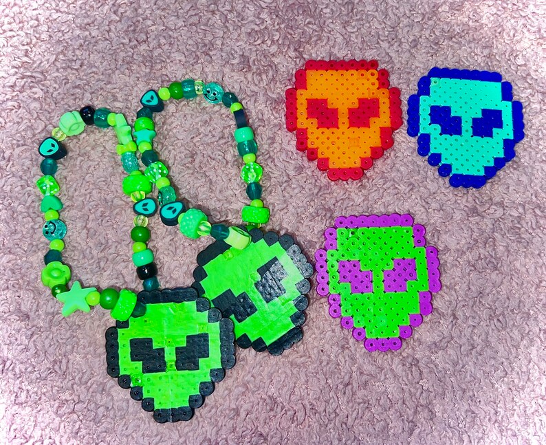 Alien Perler , Kandi - Etsy