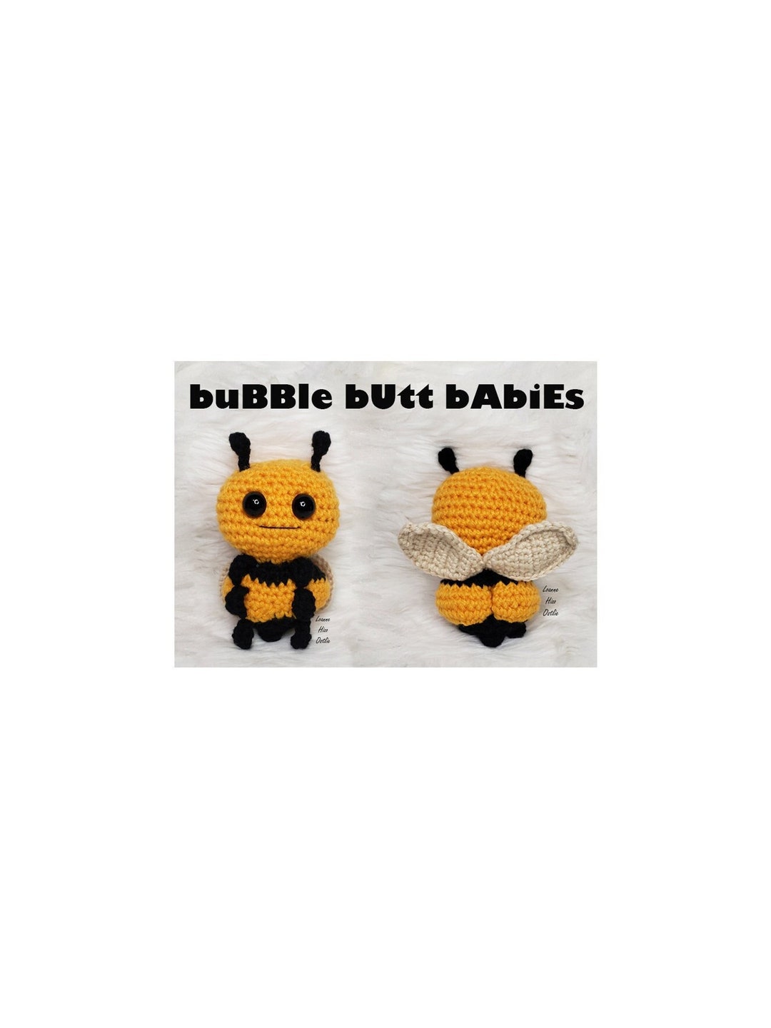Bumblebee Crochet Pattern Bee Amigurumi Plush Bumble Bee Cute Stuffed ...